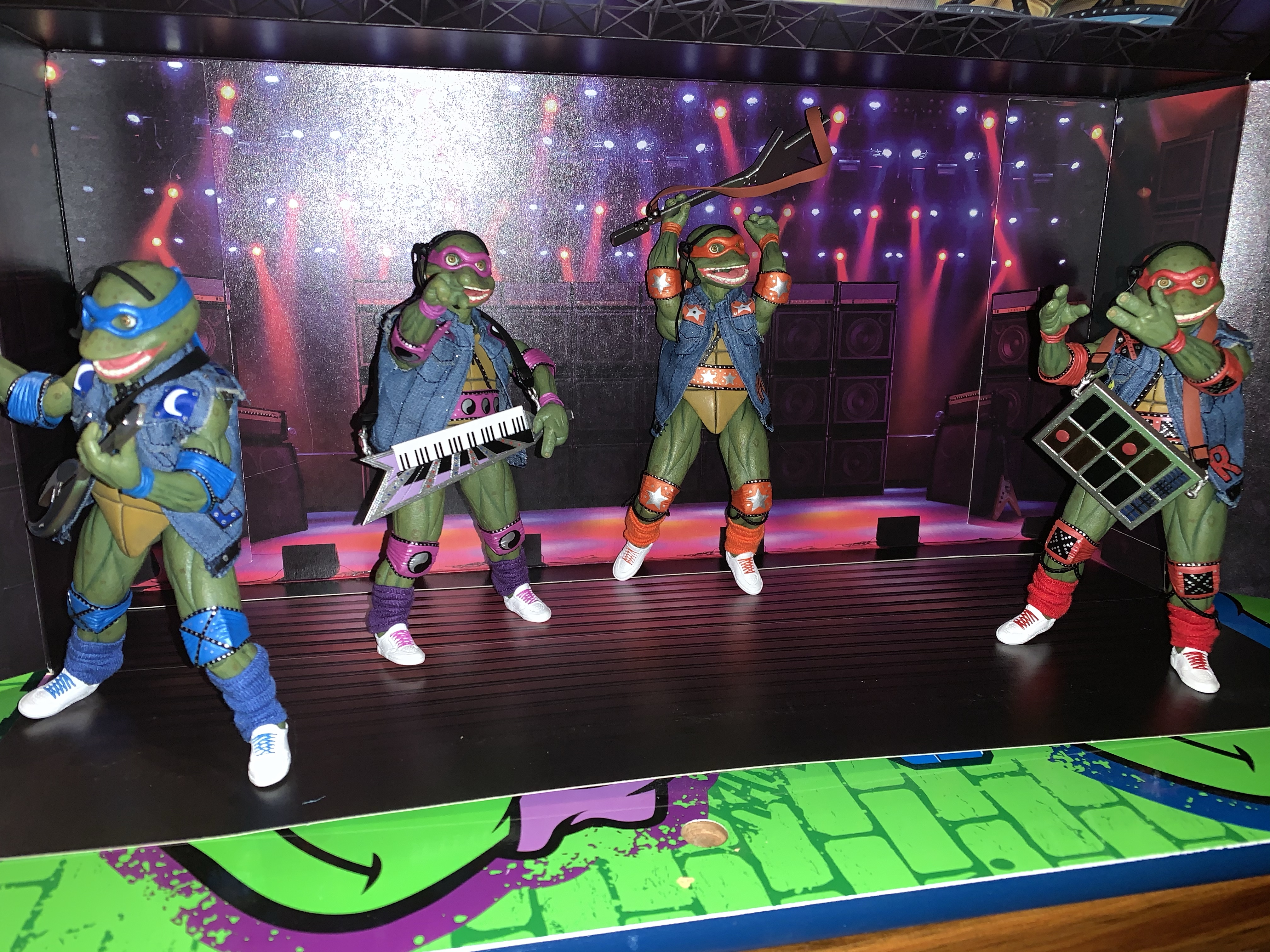 NECA TMNT Musical Mutagen Tour SDCC Set | The Nostalgia Spot