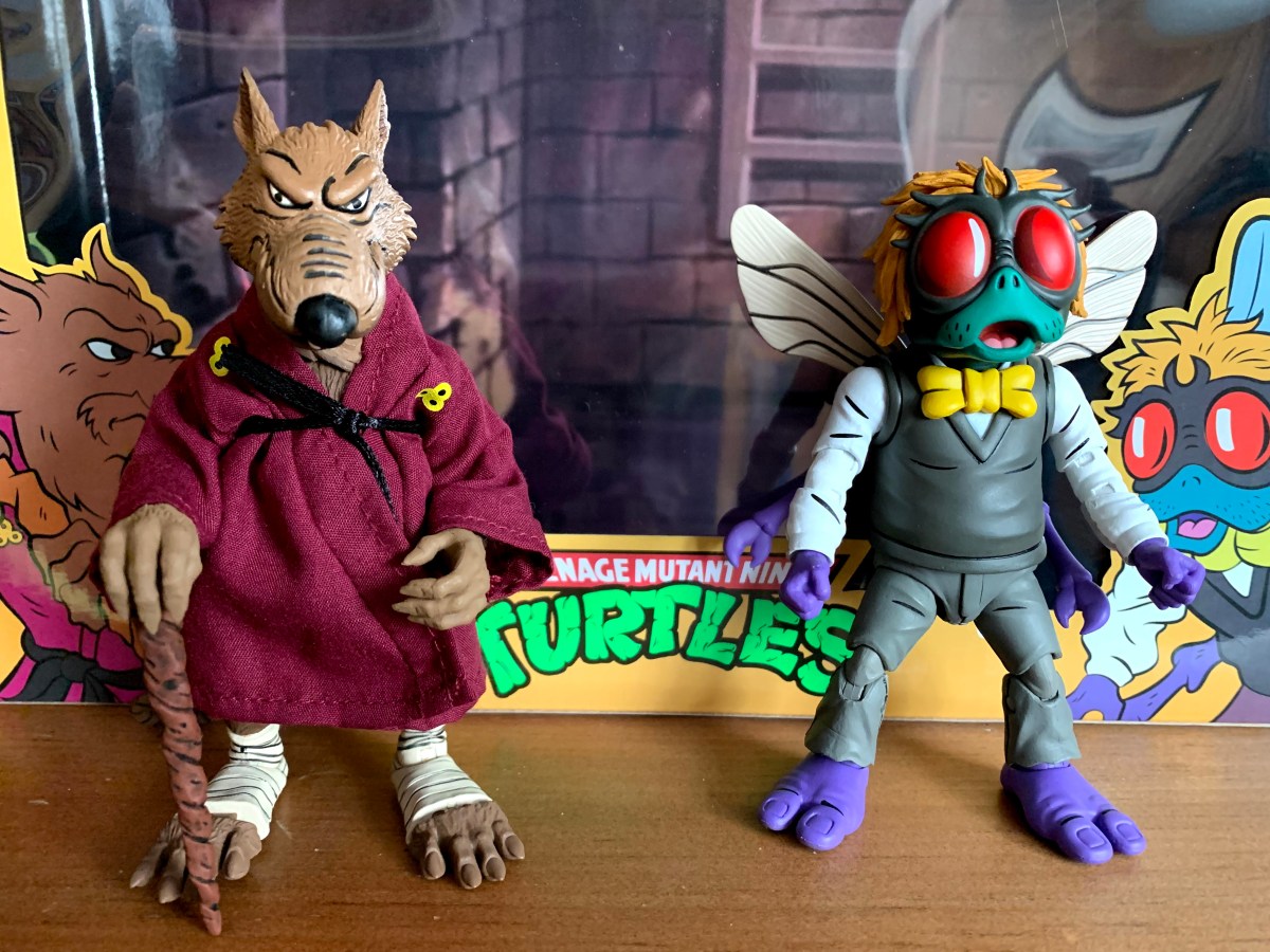 Ninja Turtles Splinter Cartoon TMNT CARTOON 2PK SPLINTER & BAXTER