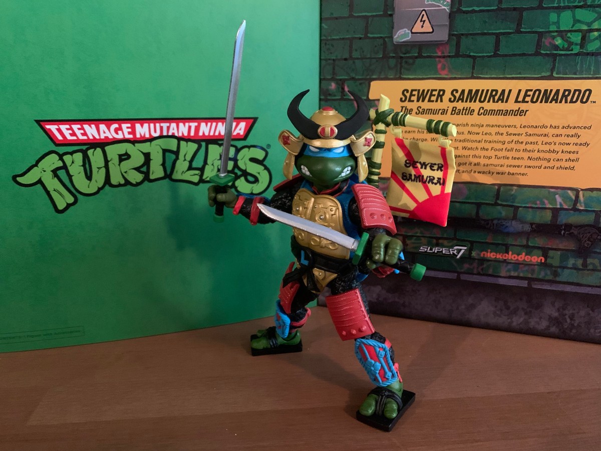 Super7 TMNT Ultimates! Sewer Samurai Leonardo | The Nostalgia Spot