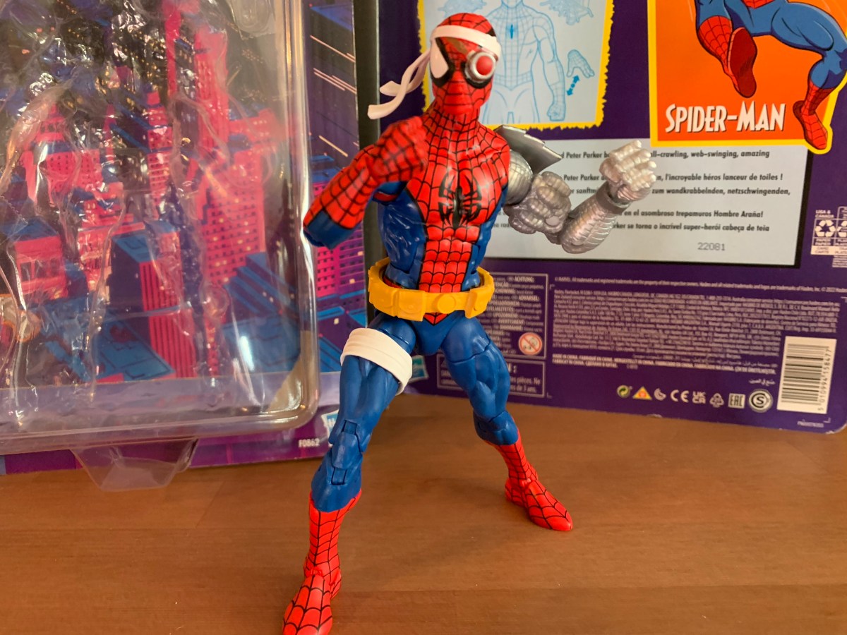 Marvel Legends Retro Card Cyborg Spider-Man | The Nostalgia Spot