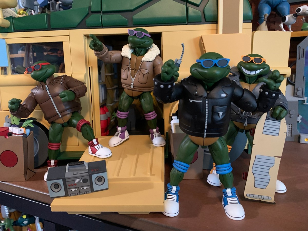 NECA TMNT Toon Punk Disguise Turtles | The Nostalgia Spot